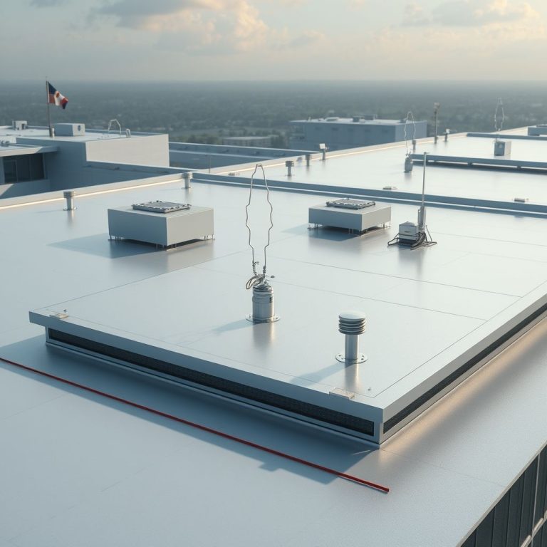 Lightning Protection for Fuel Depot Roofing
